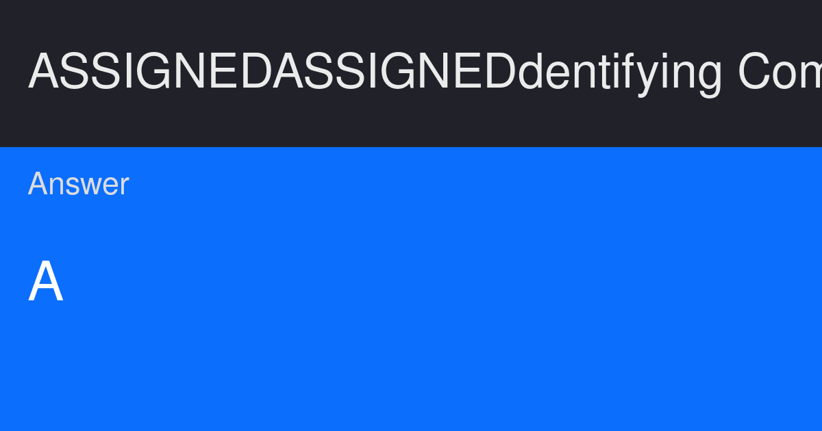 ASSIGNED ASSIGNED dentifying Complete Sentences Ms. Lachlan told us to ...