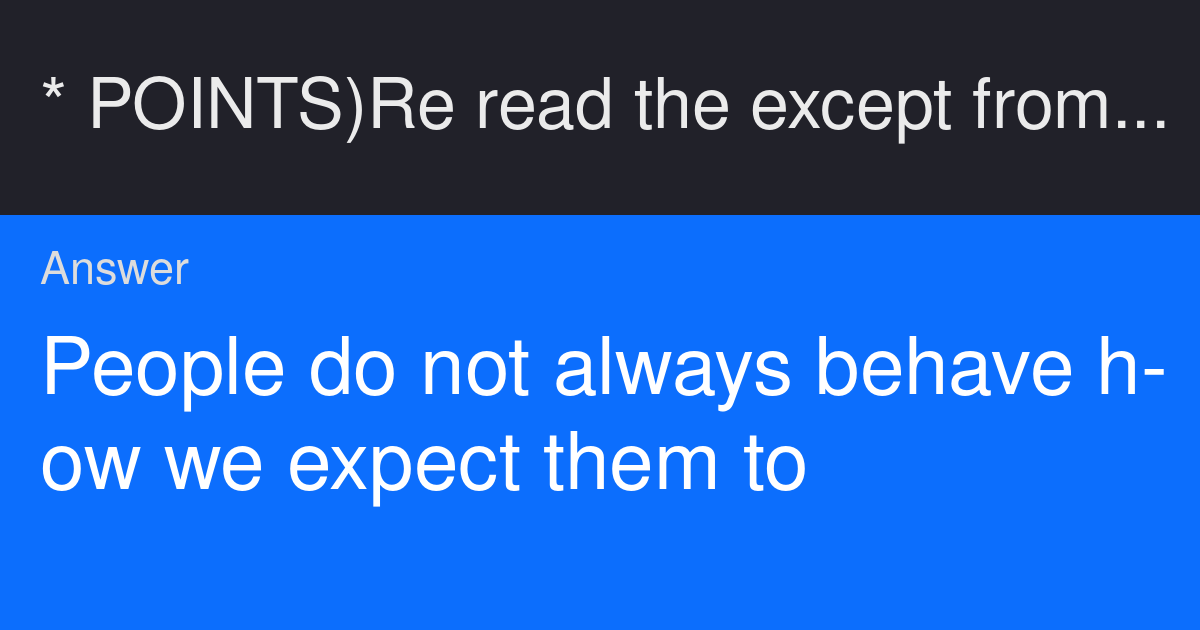 * POINTS) Re read the except from "The Angel Intrudes" JIMMY You are an unscrupulous wretch If ...